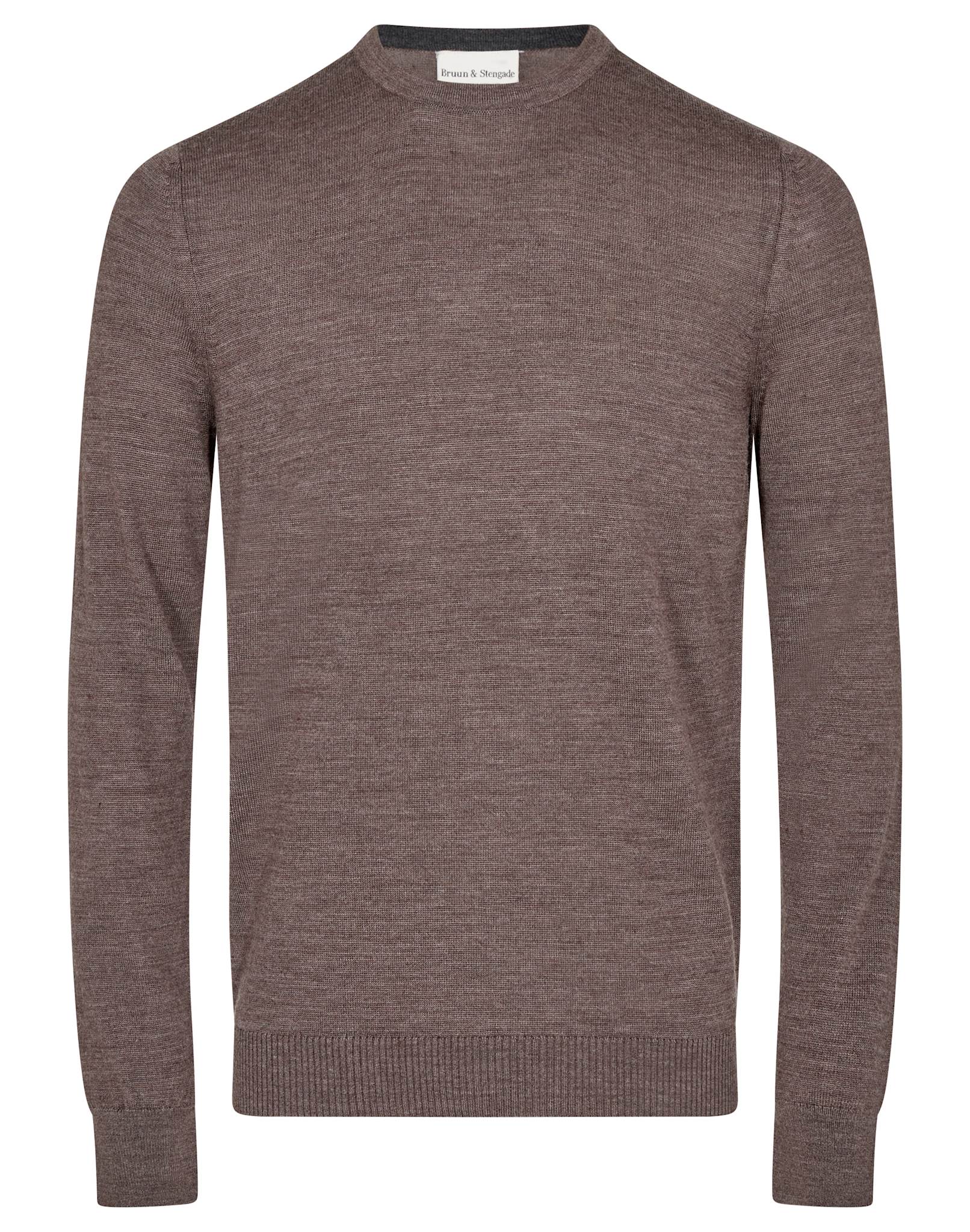 BS Sanjay Regular Fit Knitwear - Brown – Bruun & Stengade COM